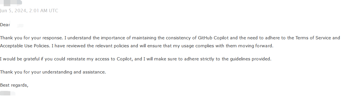 Github Copilot 解封记录 – かべだ